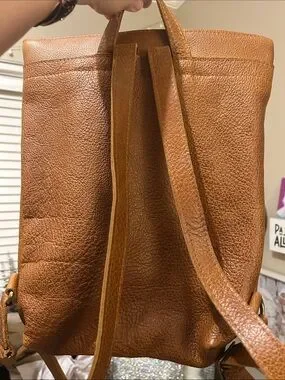 Portland Leather | Bags | Portland Leather Cognac Brown Leather Laptop ...